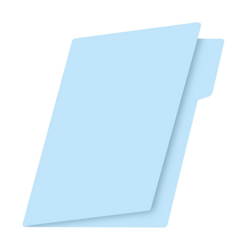 FORTEC FOLDER TAMAÑO CARTA COLOR AZUL PAQ 100 | OFFICE CITY tu mejor opción