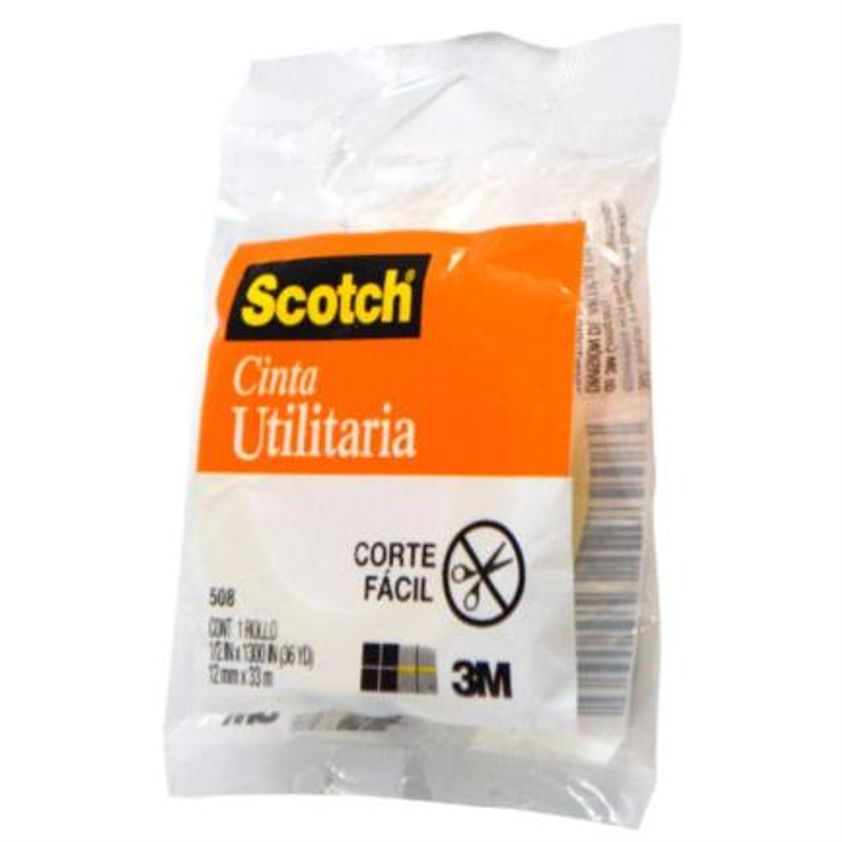 Cinta Adhesiva Scotch 3M 508 (12mmx33mm) en Bolsa Polipropileno ...