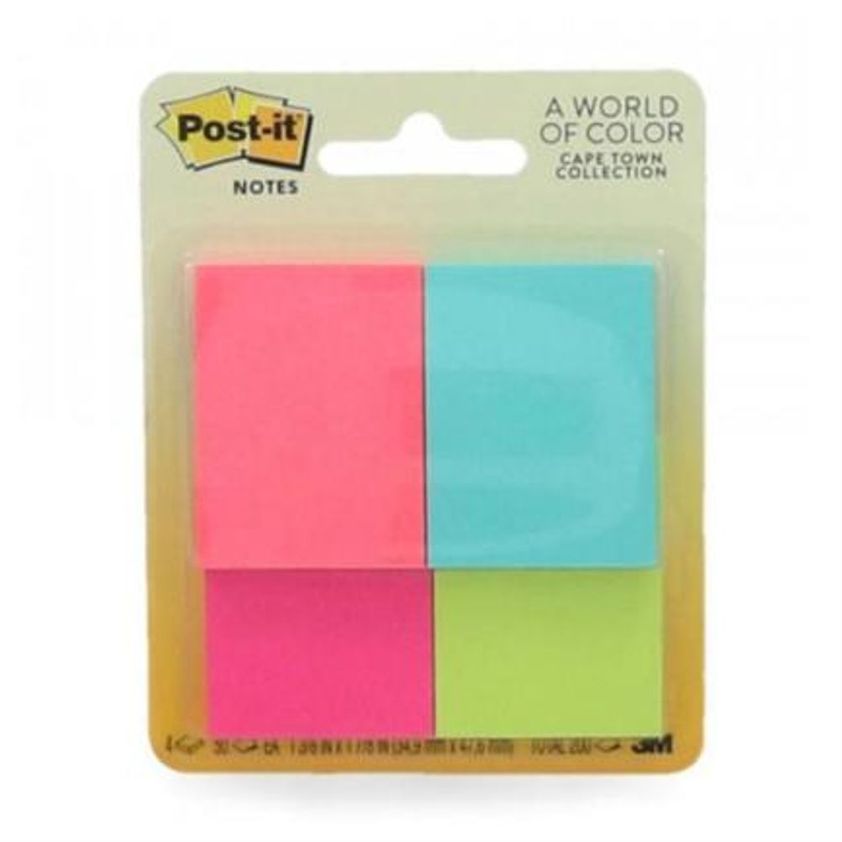 Mini Notas 3M Post-It Neon 34.9mmX47.6mm 1 Block C/200 Hjs | OFFICE ...