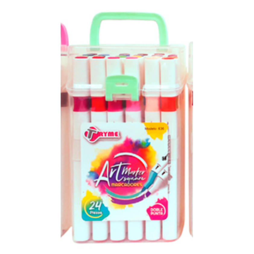 TRYME MARCADORES PINTURA ACRILICA C/24 | OFFICE CITY tu mejor opción
