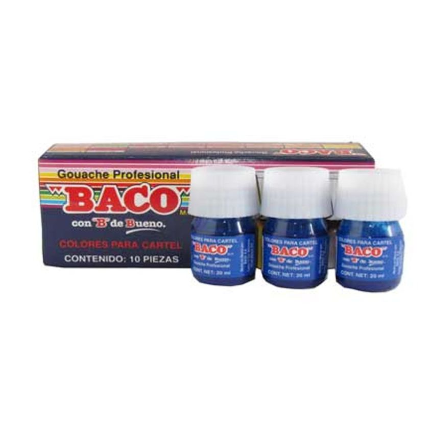 Pintura Baco PN019 20ml Color Azul Ultramar 10 Pieza(s) | OFFICE CITY ...
